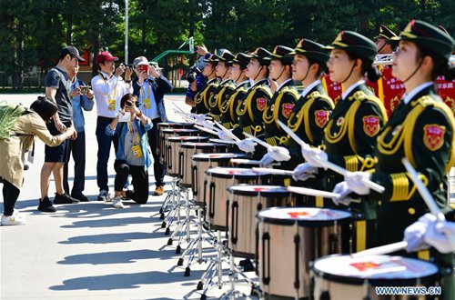 Journalists visit training site of National Day military parade in ...