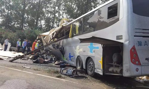 Bus in accident with 36 deaths had no license: authorities - Global Times