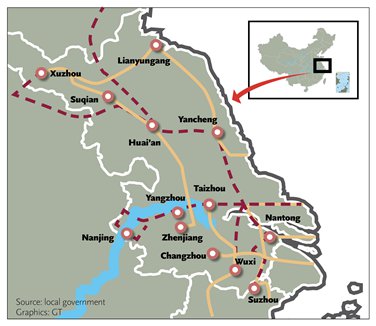 Intercity Train Map