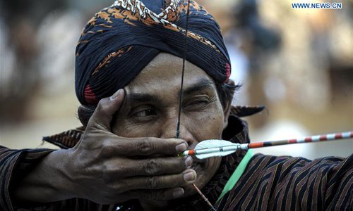 Javanese traditional archery contest in Indonesia - Global Times