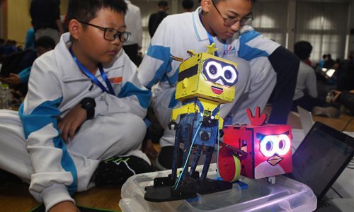 National smart robot competition held in Qingdao - Global Times