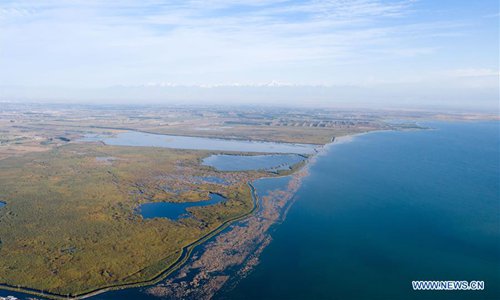 View of Bosten Lake in NW China's Xinjiang - Global Times