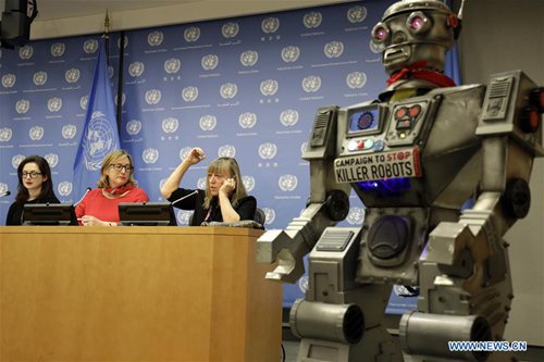 Campaign urges int'l community to stop developing "killer robots ...