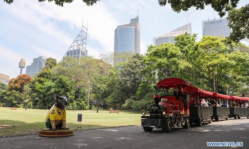 People visit Hello Koalas Sculpture Trail in Sydney, Australia - Global ...