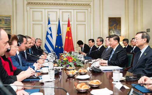 Xi calls for strengthening China-Greece practical cooperation - Global ...