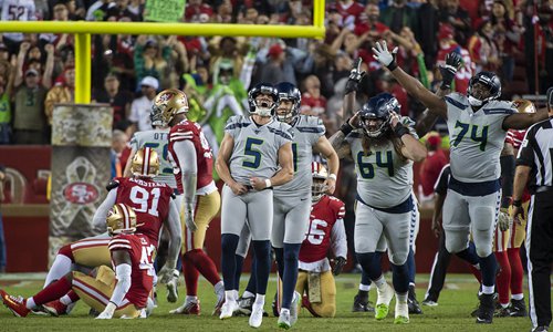 Late field goal lifts Saints - Global Times