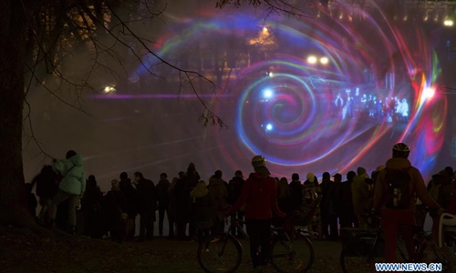 Light festival "Staro Riga 2019" held in Latvia - Global Times