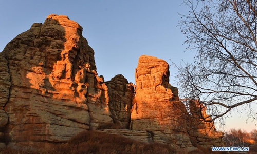 Scenery of Hexigten stone forest in China's Inner Mongolia - Global Times