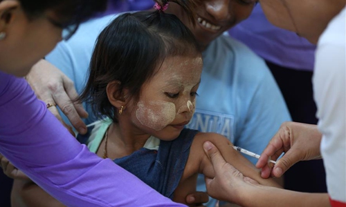 Myanmar conducts expanded immunization program against measles, rubella ...