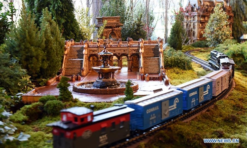 Holiday Train Show held in New York - Global Times