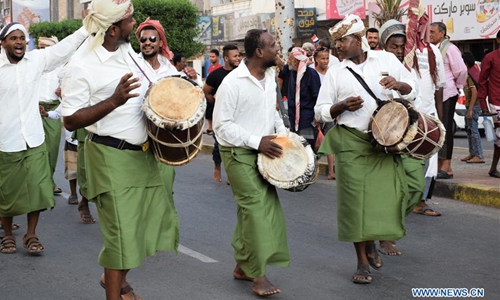 People in Yemen's Aden celebrate independence day - Global Times
