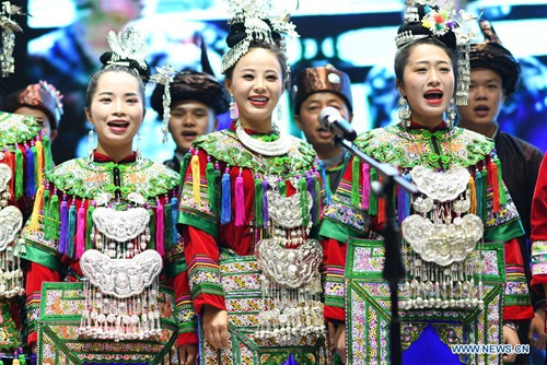 New Year celebration of Dong ethnic group raises curtain in Guiyang ...