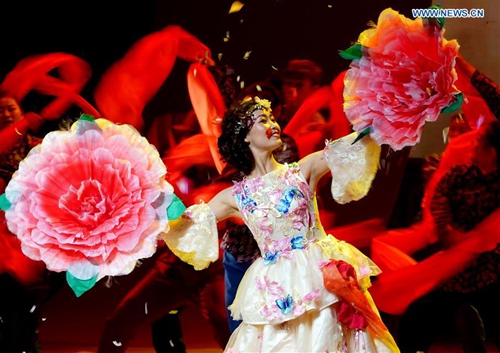 Magic and acrobatic show staged at Henan Art Center in Zhengzhou ...