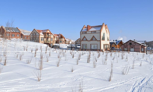 Snow scenery in Yakeshi City, N China's Inner Mongolia - Global Times