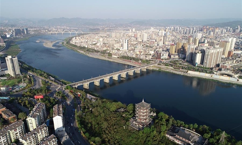 View of Hanjiang River in Ankang, China's Shaanxi - Global Times
