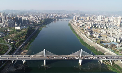 View of Hanjiang River in Ankang, China's Shaanxi - Global Times