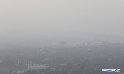 Thick smoke shrouding Canberra - Global Times