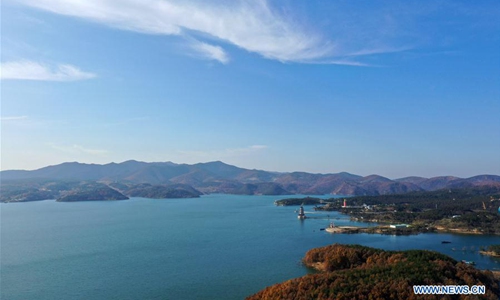 Scenery of Danjiangkou Reservoir region in Nanyang, central China's ...