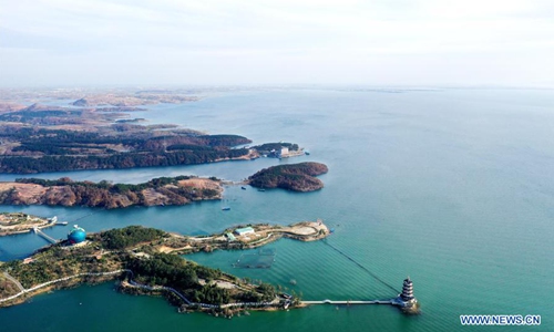 Scenery of Danjiangkou Reservoir region in Nanyang, central China's ...