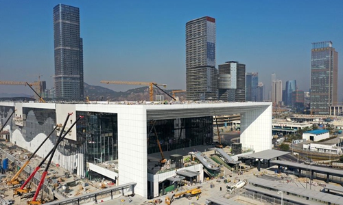 Hengqin Port under construction in China's Guangdong - Global Times