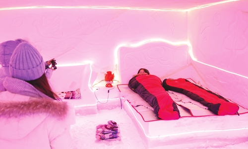 Igloo a hot choice in China’s northernmost city - Global Times