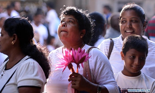 Poya day celebrated in Sri Lanka - Global Times