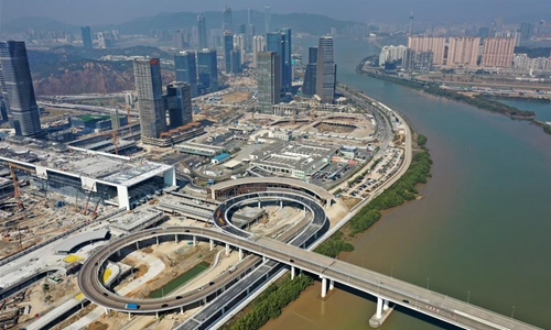 Hengqin Port under construction in China's Guangdong - Global Times
