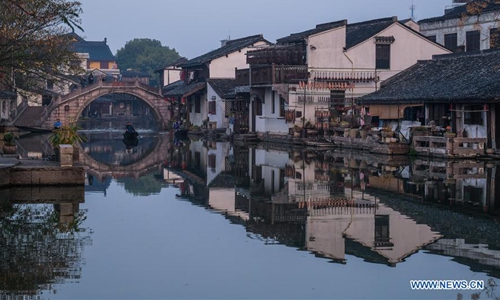 Anchang ancient town in China's Zhejiang attracts lots of tourists ...