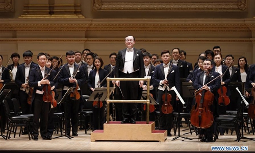 Symphony Orchestra of CCOM of Beijing performs in New York - Global Times