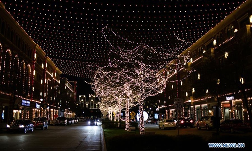 Christmas light show held in Frisco, Texas - Global Times