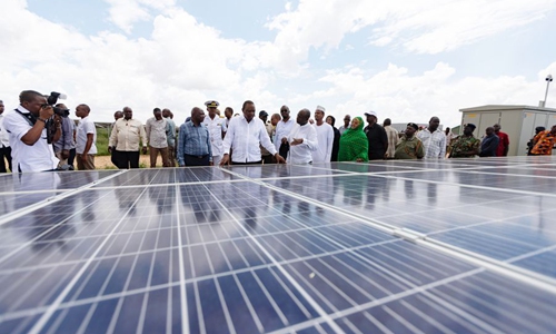 Kenya launches Chinese-built 50MW solar power plant - Global Times