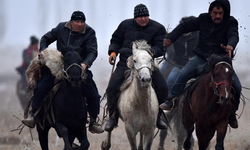 Goat grabbing competition held in Xinjiang - Global Times