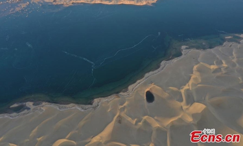Winter view of Lop Lake in NW China's Xinjiang - Global Times