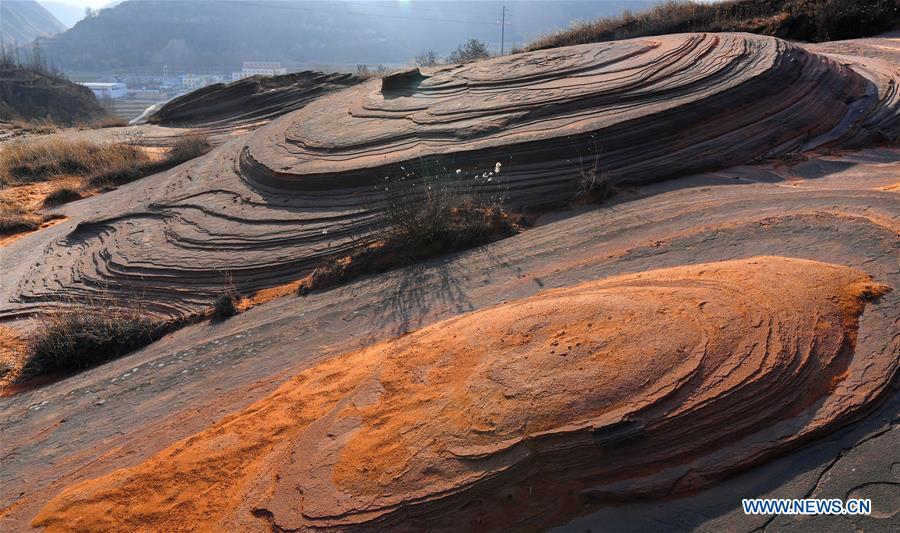 View of Danxia landform in northwest China's Shaanxi - Global Times