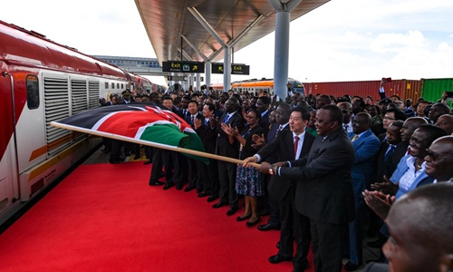 Kenya launches freight service on Chinese-built extended railway that ...
