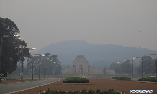 Air pollution caused by bushfires continues in Canberra - Global Times