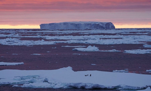 Antarctic expedition: icebergs in the Cosmonaut Sea - Global Times