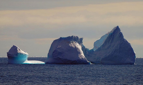 Antarctic expedition: icebergs in the Cosmonaut Sea - Global Times