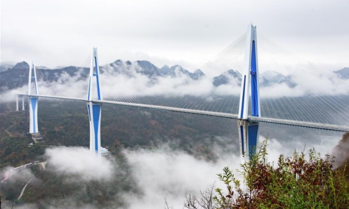 Mega bridge opens to traffic in southwest China - Global Times