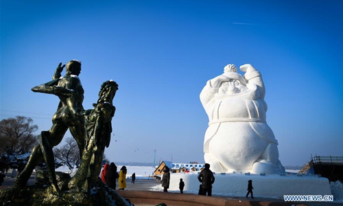 2,020 snowmen stand in Harbin to greet New Year - Global Times