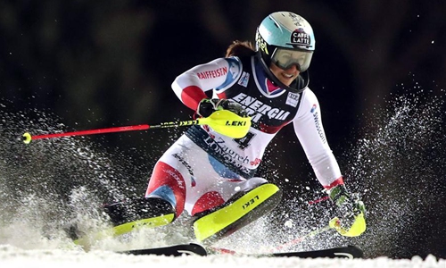 FIS Ski World Cup Women's Slalom race held in Zagreb, Croatia - Global ...