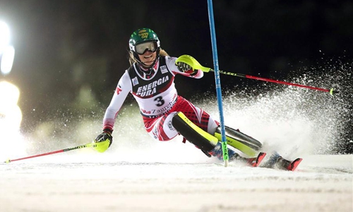 FIS Ski World Cup Women's Slalom race held in Zagreb, Croatia - Global ...
