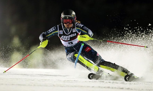 FIS Ski World Cup Women's Slalom race held in Zagreb, Croatia - Global ...
