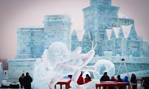 34th Harbin International Ice Sculpture Competition concludes - Global ...