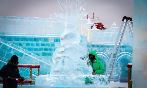 34th Harbin International Ice Sculpture Competition concludes - Global ...
