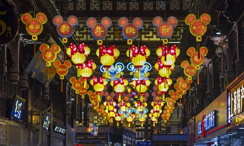 Yuyuan Spring Lantern Festival kicks off in Shanghai - Global Times