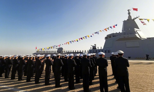 China's first Type 055 destroyer commissioned - Global Times