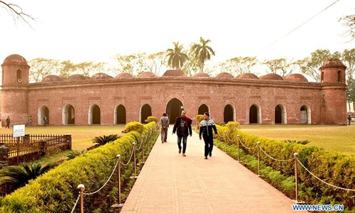 Sixty Dome Mosque in Bagerhat, Bangladesh - Global Times