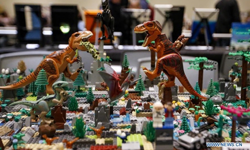 Visitors admire Lego creations at Bricks LA in US - Global Times