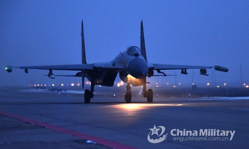 Fighter jets' night flight mission - Global Times